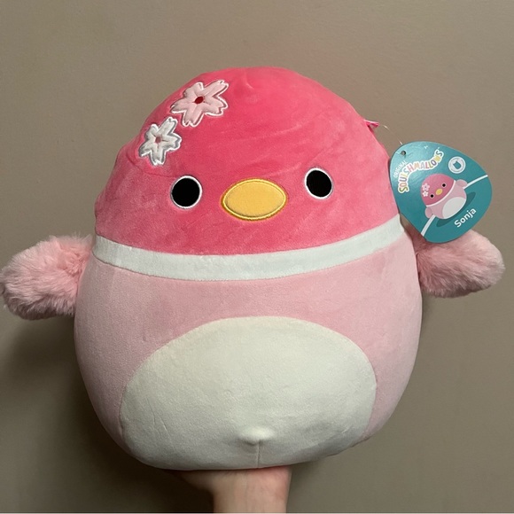 Squishmallows | Other | Nwt 1 Sonja The Sakura Pink Duck Squishmallow ...